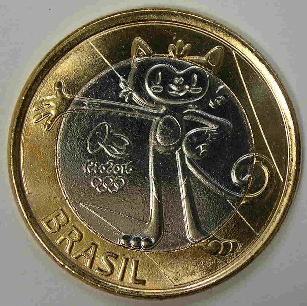 BRASIL. REAL. 2016. "OLIMPIADA RÍO 2016 VINICIUS MASCOTA JUEGOS ...