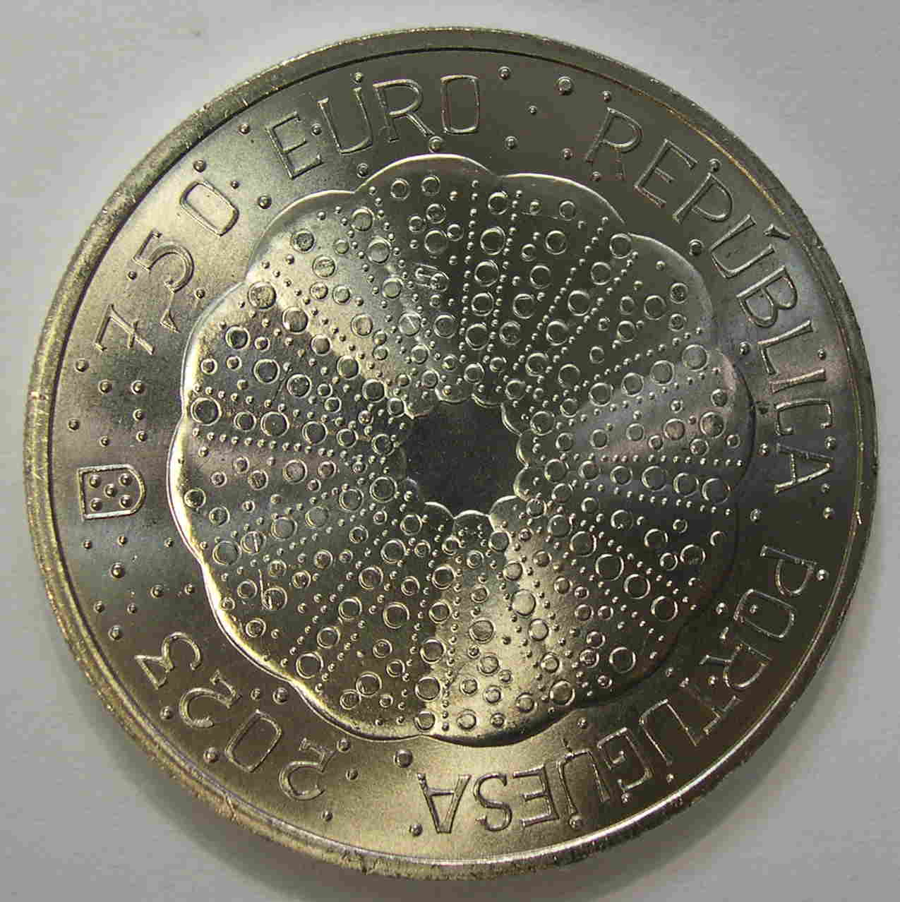 PORTUGAL. 7,50 EUROS. 2023. "LITERACIA DOS MARES". SC. CUPRONIQUEL ...